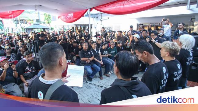 Saat 1.000 Ojol Jakarta Deklarasi Dukung Ganjar-Mahfud