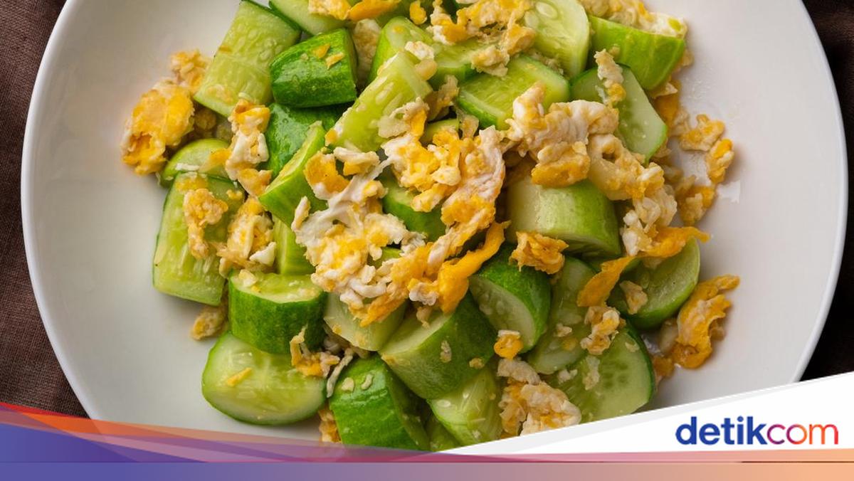 Resep Tumis Timun dan Telur, Lauk Praktis yang Murah Meriah