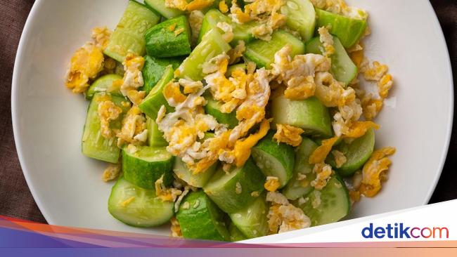 Resep Tumis Timun dan Telur, Lauk Praktis yang Murah Meriah