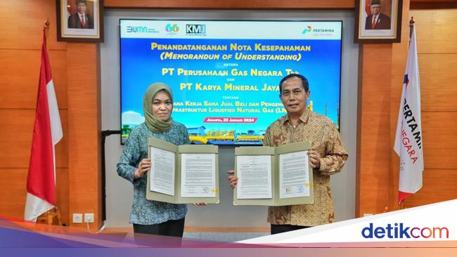 PGN Teken MoU Pasokan LNG dari Karya Mineral Jaya