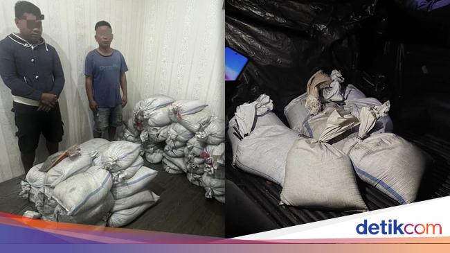 Polisi Sita 2,6 Ton Pasir Timah Ilegal dari Tiga Pelaku di Bangka