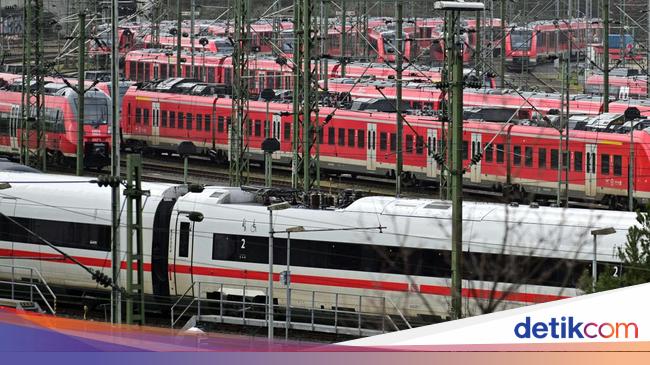 Pekerja Kereta Api Mogok Kerja, Transportasi Jerman Lumpuh Pekerja Kereta Api Mogok Kerja, Transportasi Jerman Lumpuh