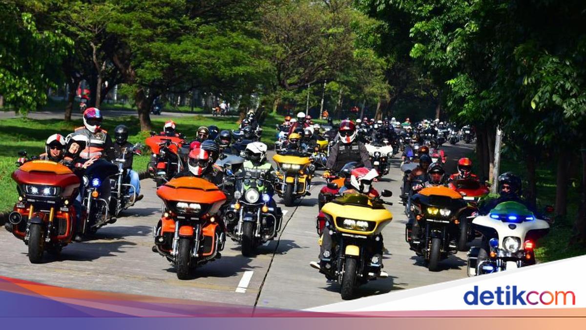 Sambut 2024, Komunitas Moge H.O.G. Indomobil Touring Jakarta-Bandung