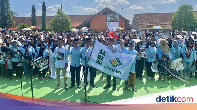 Relawan Samawi Turun Langsung Door to Door Kampanyekan Prabowo-Gibran