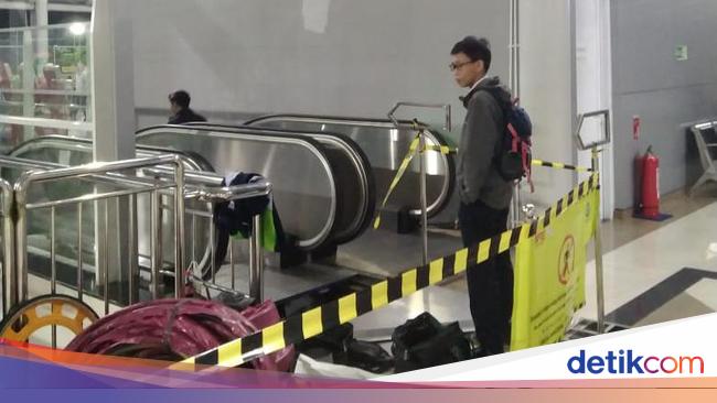 Sempat 'Wafat', Eskalator di Stasiun Bekasi Akhirnya Hidup Lagi