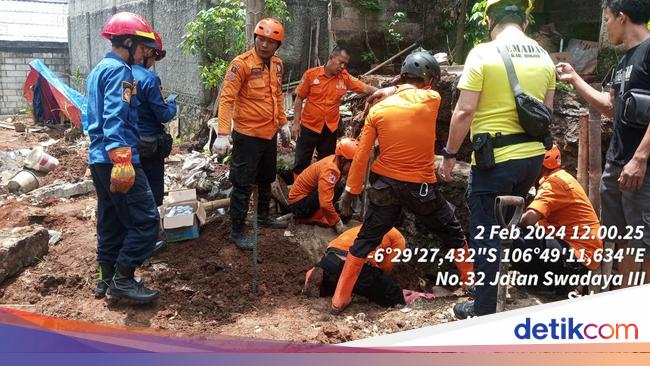 Pekerja Bangunan di Bogor Tewas Usai Tertimpa Tembok Saat Gali Fondasi Pekerja Bangunan di Bogor Tewas Usai Tertimpa Tembok Saat Gali Fondasi
