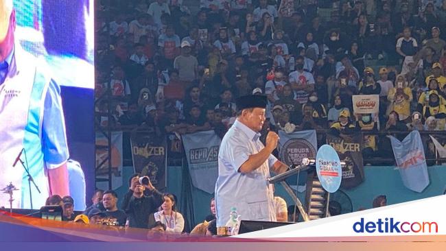 Prabowo Salut Warga Makassar Paham Hilirisasi: Dapat 100, Aku Hanya 11 Lho Prabowo Salut Warga Makassar Paham Hilirisasi: Dapat 100, Aku Hanya 11 Lho