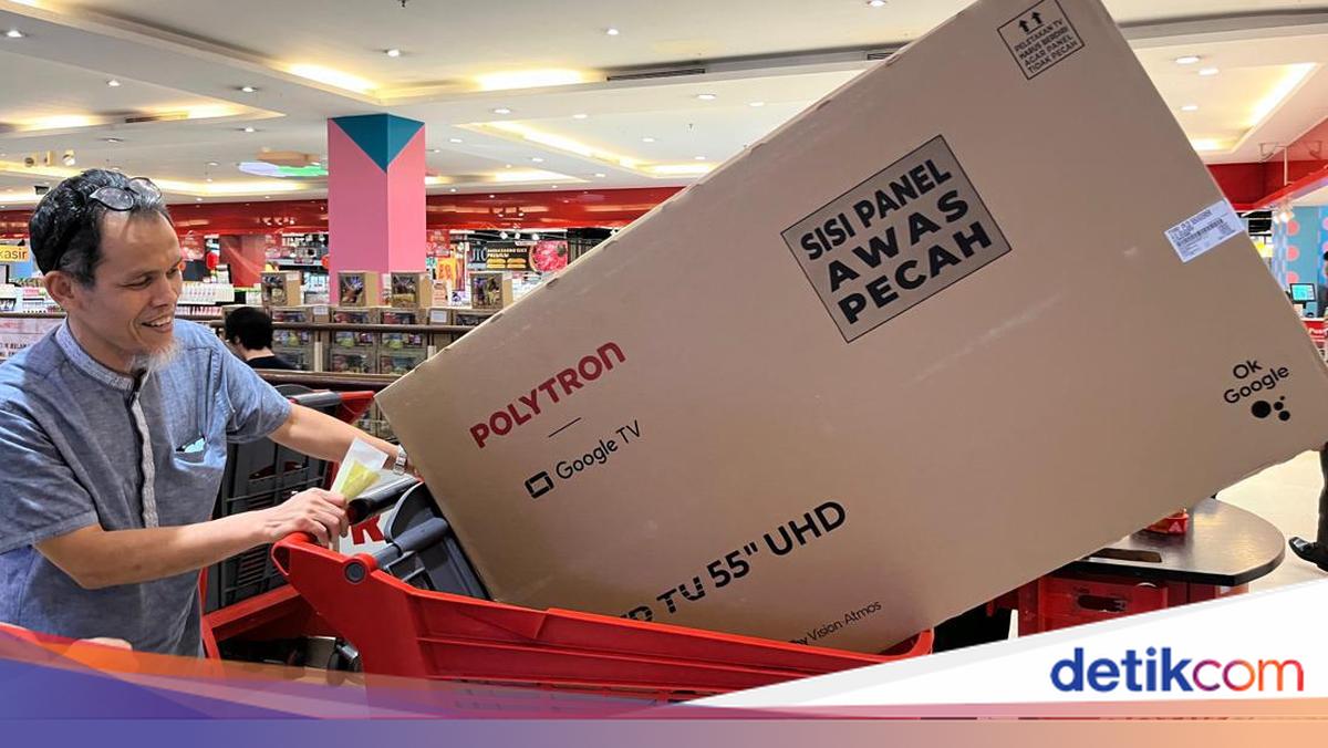 Enaknya Beli TV LED di Transmart, Hematnya Sampai Rp 2 Jutaan!