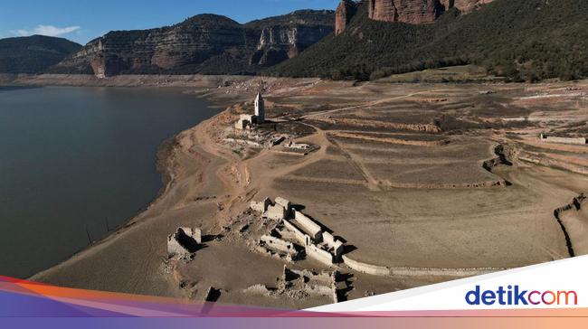 Air Waduk Menyusut Parah, Catalonia Spanyol Umumkan Darurat Kekeringan Air Waduk Menyusut Parah, Catalonia Spanyol Umumkan Darurat Kekeringan