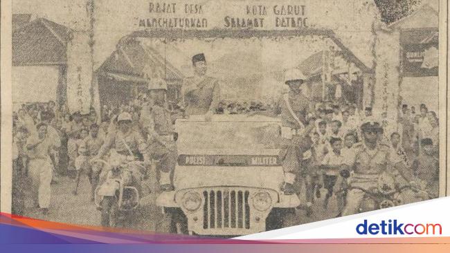 Kegagahan Soekarno yang Memikat Warga Garut 1951