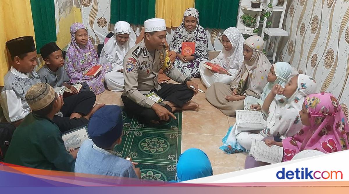 Dedikasi Bripka Muhammad Nur Jadikan Rumahnya sebagai TPQ di Sumbawa