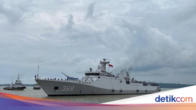 Koarmada II Sambut KRI Frans Kaisepo-368 Usai 14 Bulan Bertugas di Lebanon