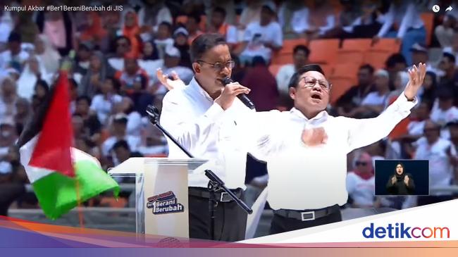 Kampanye di JIS, Anies: Kita Tidak Menginginkan Bansos yang Dipolitisasi!
