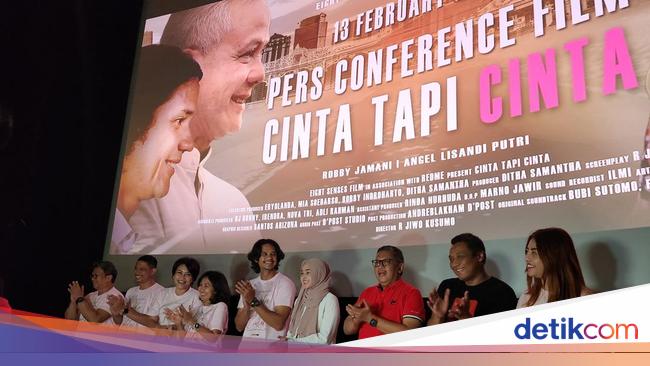 Hasto Hadiri Rilis Film 'Cinta Tapi Cinta Ganjar & Atikoh True Love Story'