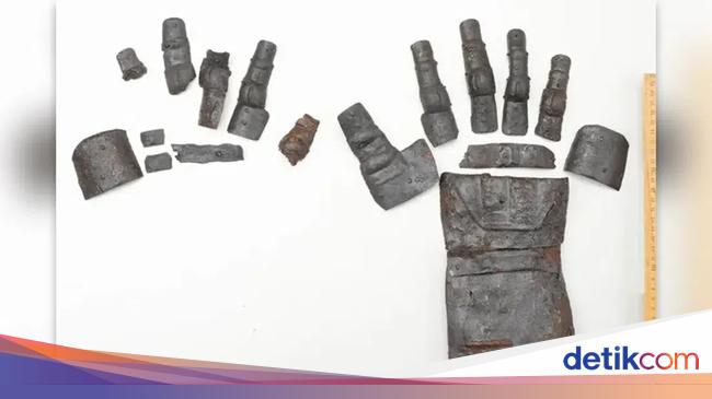 Sarung Tangan Besi dari Abad ke-14 Ditemukan di Kastil Swiss, Punya Siapa?