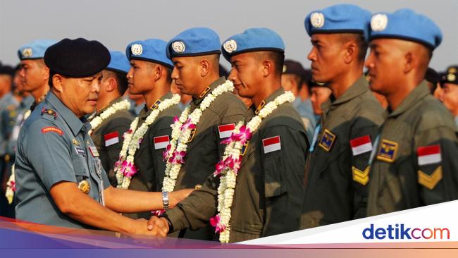Satgas Maritime Task Force TNI Konga XXVIII Tiba di Tanah Air