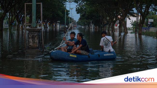 Banjir di Jalur Pantura Demak-Kudus Berangsur Surut