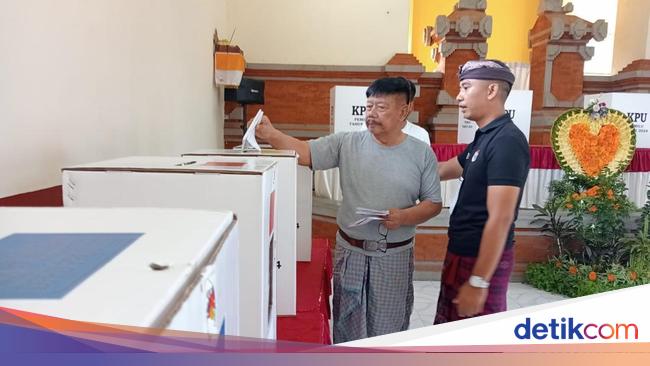 Eks Bupati Jembrana Winasa Kali Ketiga Mencoblos di Rutan Negara