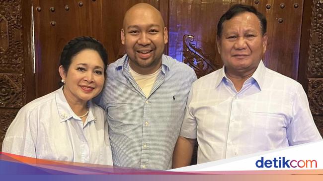Titiek Unggah Foto Bareng Prabowo dan Didit: Selamat Mas Bowo