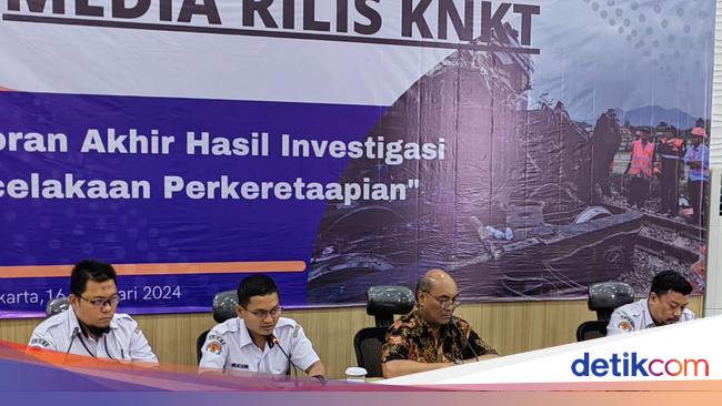 KNKT Beberkan Kronologi Kecelakaan KA Turangga Vs Bandung Raya