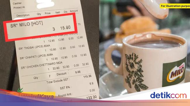 Jajan Roti Canai dan Milo, Wanita Ini Kaget dengan Harganya