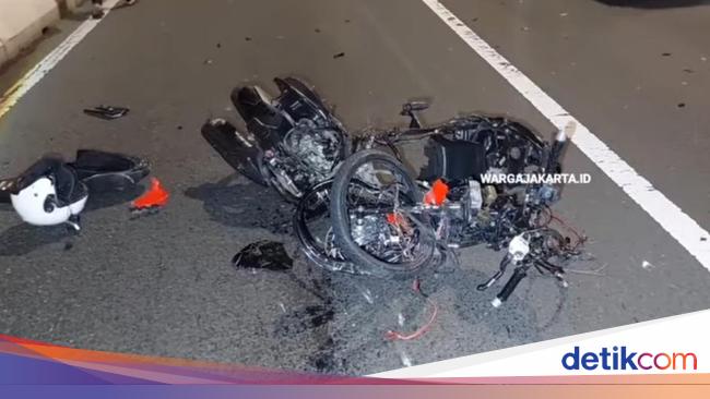 4 Fakta Pemotor Lawan Arah Tewas Ditabrak Fortuner di JLNT Casablanca