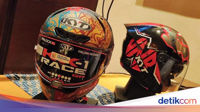 KYT Luncurkan Helm MotoGP di Indonesia, Segini Harganya