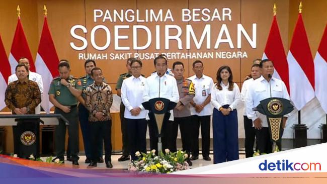 Didampingi Prabowo, Jokowi Resmikan RS PPN Panglima Besar Soedirman Jakarta