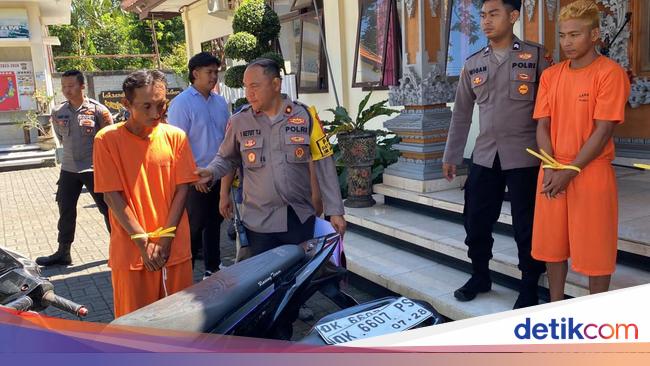 Tiga Sekawan Curi Motor Sewaan Bule Kanada di Badung, Mau Dijual ke Jawa