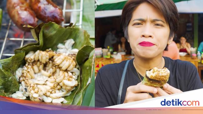 Larva Lebah Madu Panggang, Makanan Unik dan Eksotis di Laos