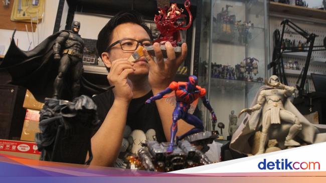 Intip Produksi Action Figure Superhero, Dijual Rp 350 Ribu-Rp 8 Juta/Unit