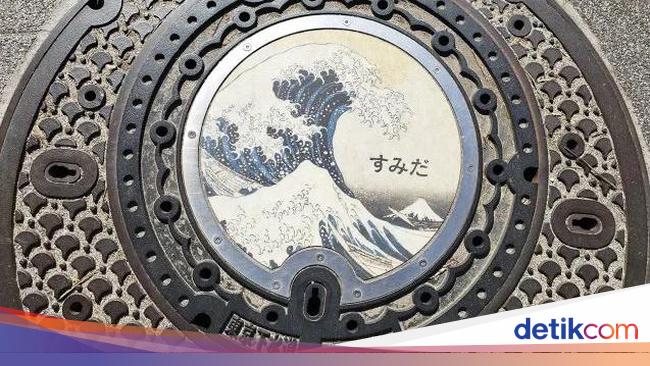 Ini Lho Wujud Penutup Got di Tokyo yang Bikin Salfok