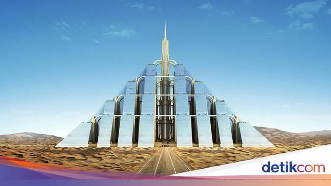 Dubai Bangun Piramid Terbesar di Dunia, Bisa Dihuni Satu Juta Orang