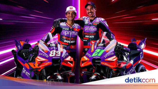 Pramac Racing Luncurkan Motor Martin dan Morbidelli, Kini Bernuansa Ungu