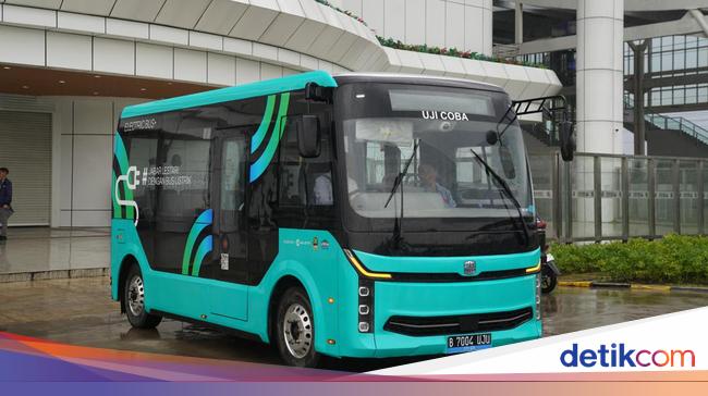 Ini Bus Listrik yang Bakal Hadir di Stasiun Kereta Cepat