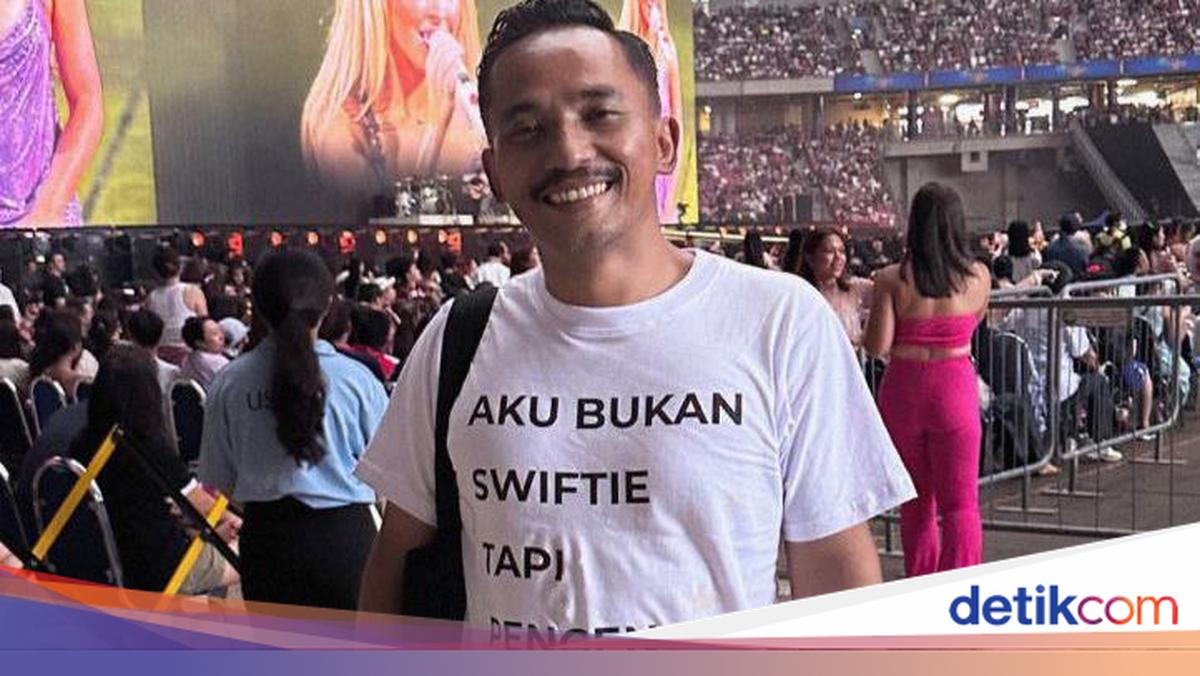 Kocak! Suami Nonton Taylor Swift Demi Istri, Pakai Baju Rincian Biaya ...