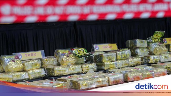 Ini Barbuk 110 Kg Sabu yang Disita dari Gembong Narkoba Murtala
