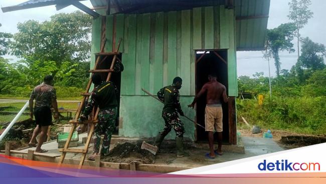 Aksi Satgas TMMD 119 Kodim Yahukimo Bangun MCK untuk Warga Desa Terpencil Aksi Satgas TMMD 119 Kodim Yahukimo Bangun MCK untuk Warga Desa Terpencil