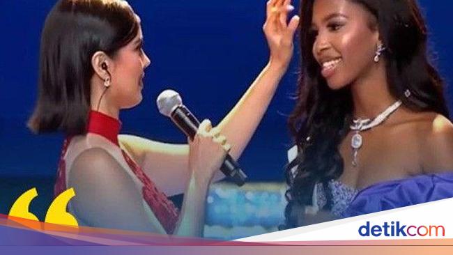 Insiden Miss World 2013 Sentuh Rambut Miss Botswana Jadi Kontroversi
