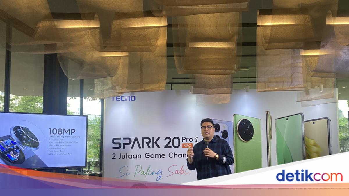 Tecno Spark 20 Series Unggulkan Kamera 108MP Harga Rp 2 Jutaan