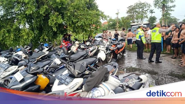 250 Sepeda Motor Diamankan Saat Balap Liar di Sidoarjo