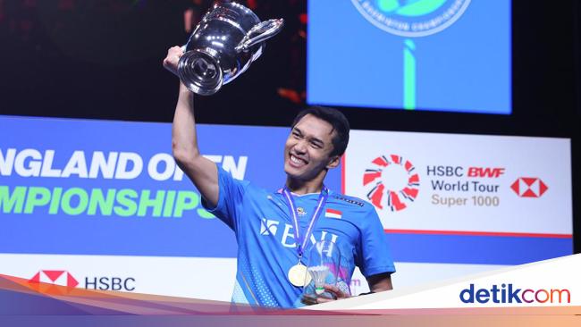 Kalahkan Ginting, Jonathan Christie Raih Juara All England 2024