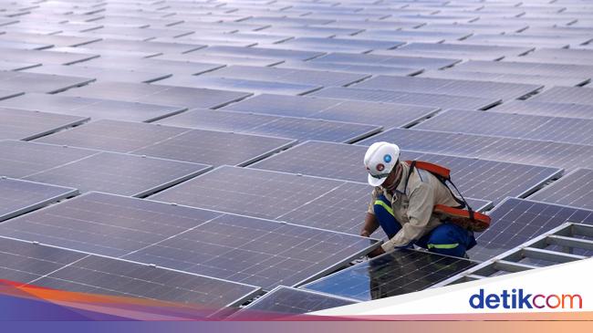 Melihat Perawatan Panel Surya di PLTS Terapung Cirata