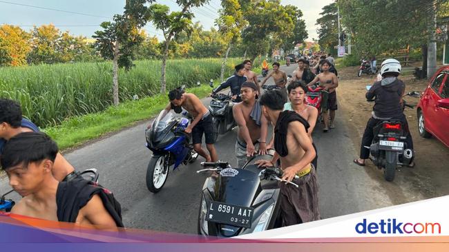 Arena Balap Liar di Mojokerto Digerebek, 115 Motor Ditahan Sampai Lebaran