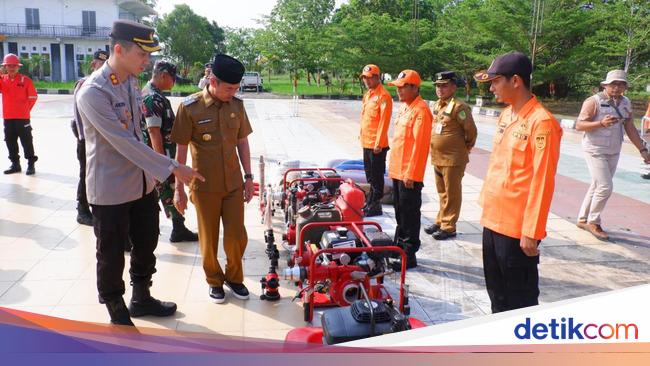 Kapolres Rohil Inisiasi Apel Siaga Karhutla, Tindak Tegas Pembakar Lahan