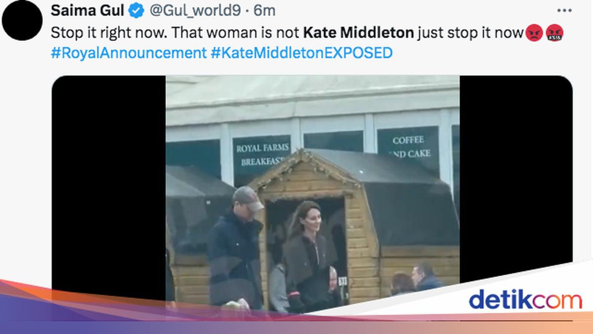 Isu Liar di Medsos Tentang Body Double Kate Middleton
