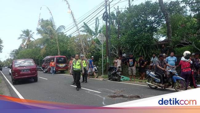 Pria di Tabanan Tewas Tertabrak gegera Memotong Jalan Saat Berkendara