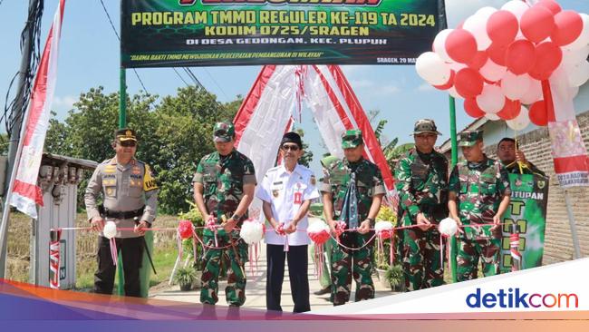 Seluruh Sasaran Tercapai, TMMD Reguler ke-119 Kodim Sragen Resmi Ditutup
