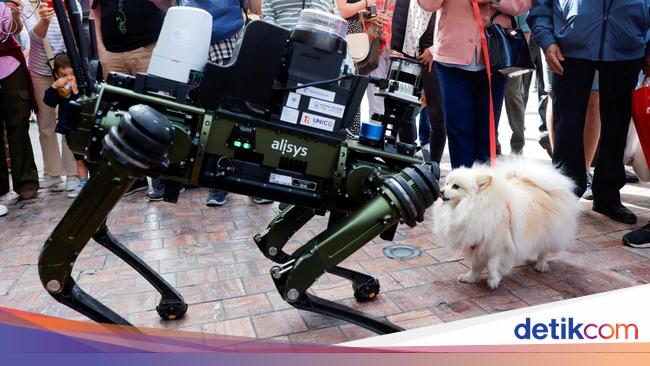 Polisi Spanyol Turunkan Robot Anjing untuk Pantau Situasi Jalanan