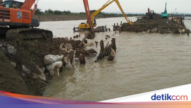 Begini Progres Perbaikan Tanggul Jebol Penyebab Banjir Demak